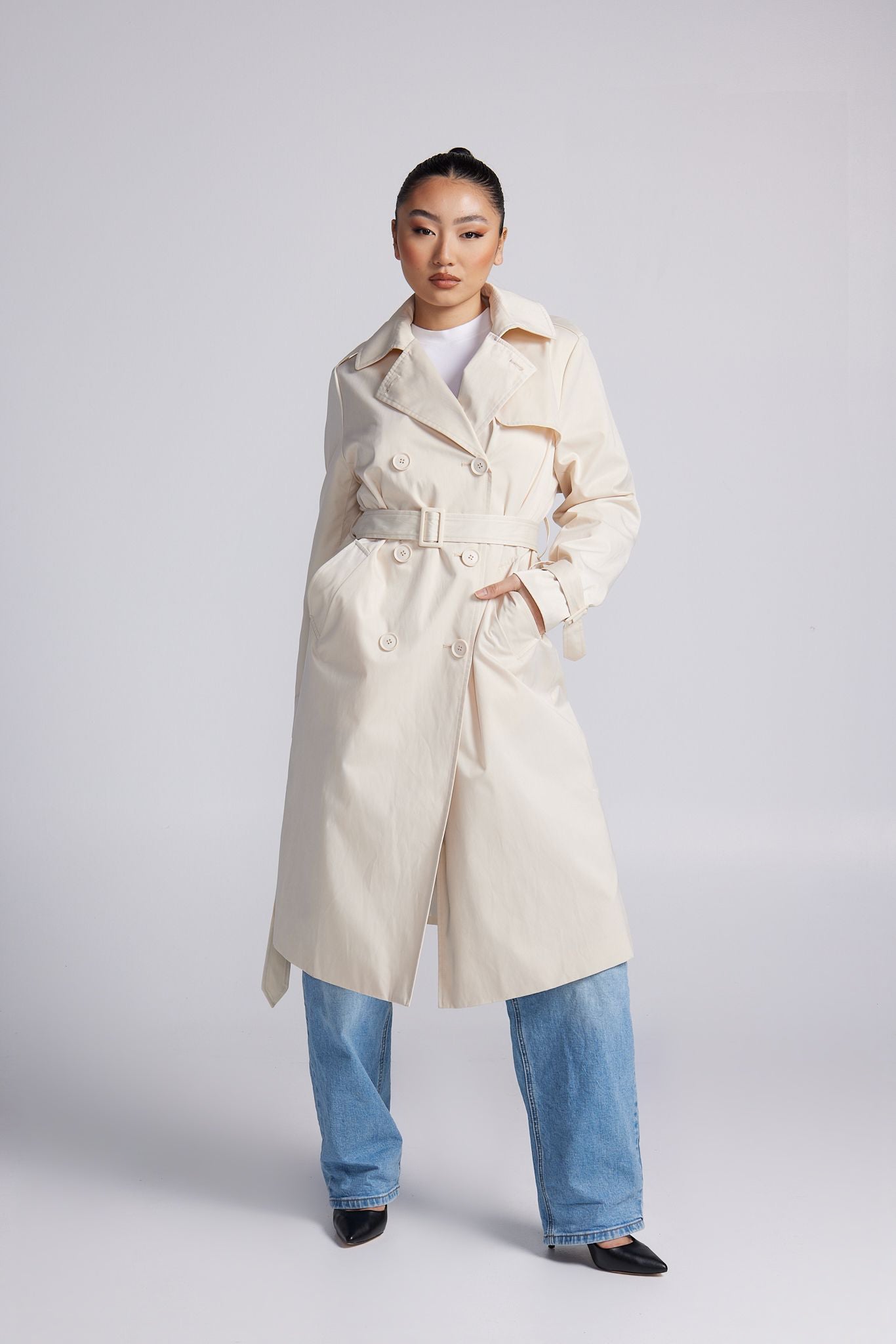 Cream Trench Coat – jorjaandjoseph